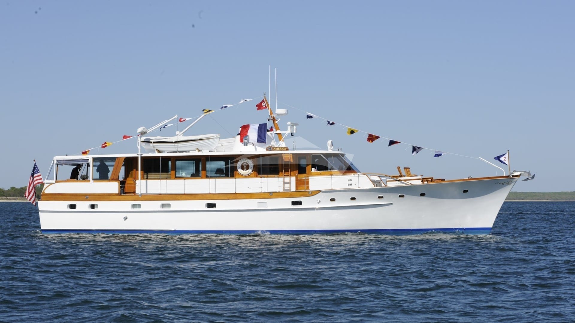 AMERICA Private Yacht - 1965 Trumpy Motor Yacht